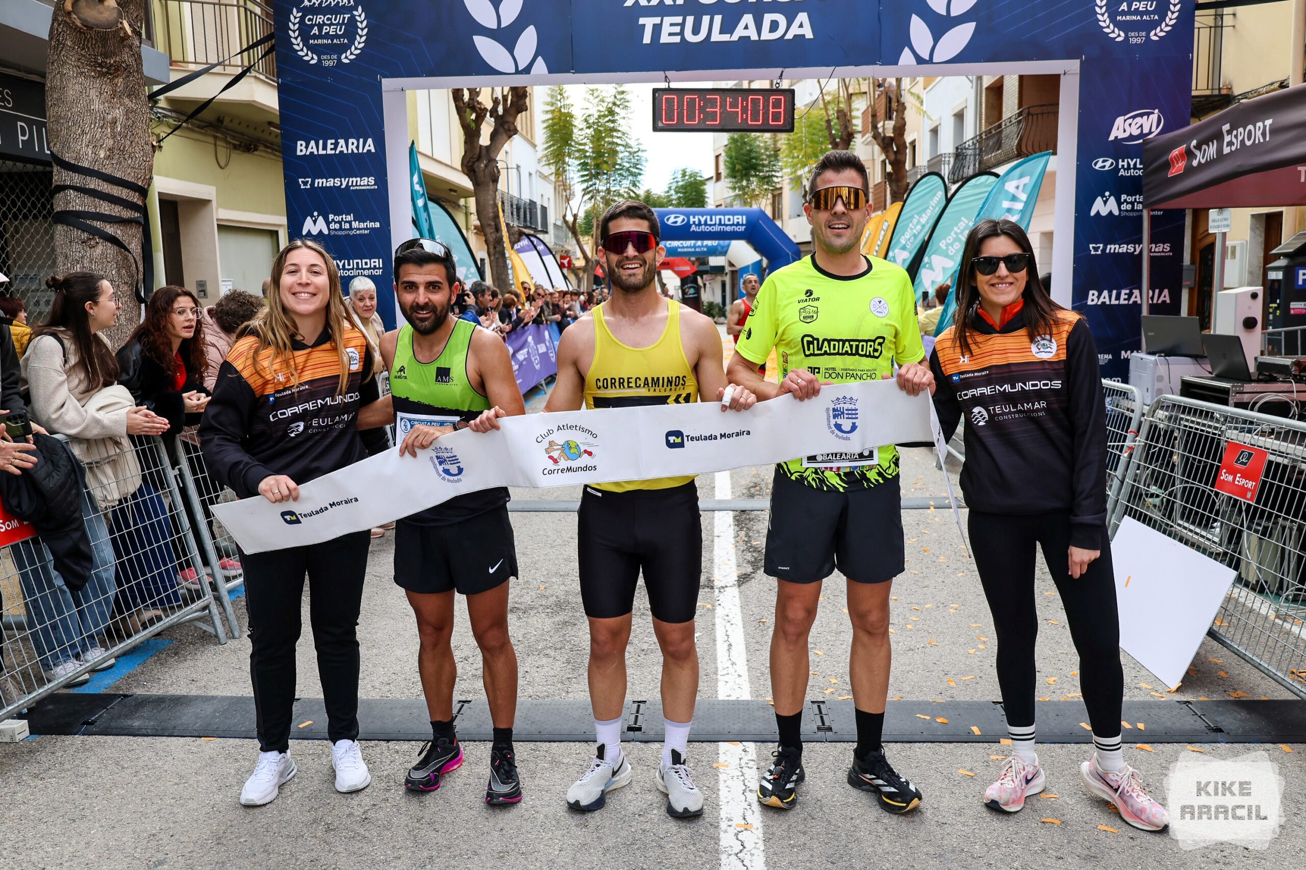 Teulada vivió con intensidad la fiesta del Circuit a Peu Marina Alta ...